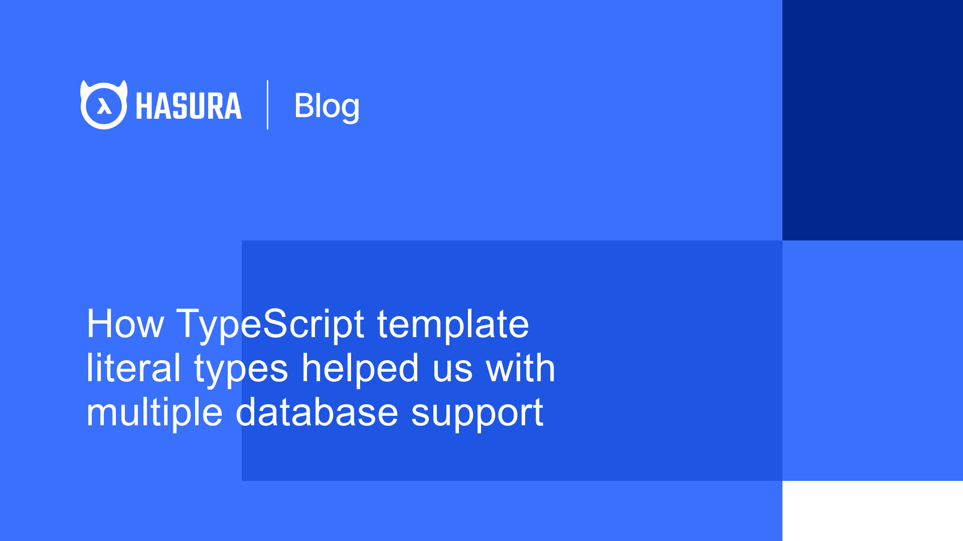 How TypeScript template literal types helped us with multiple DB support